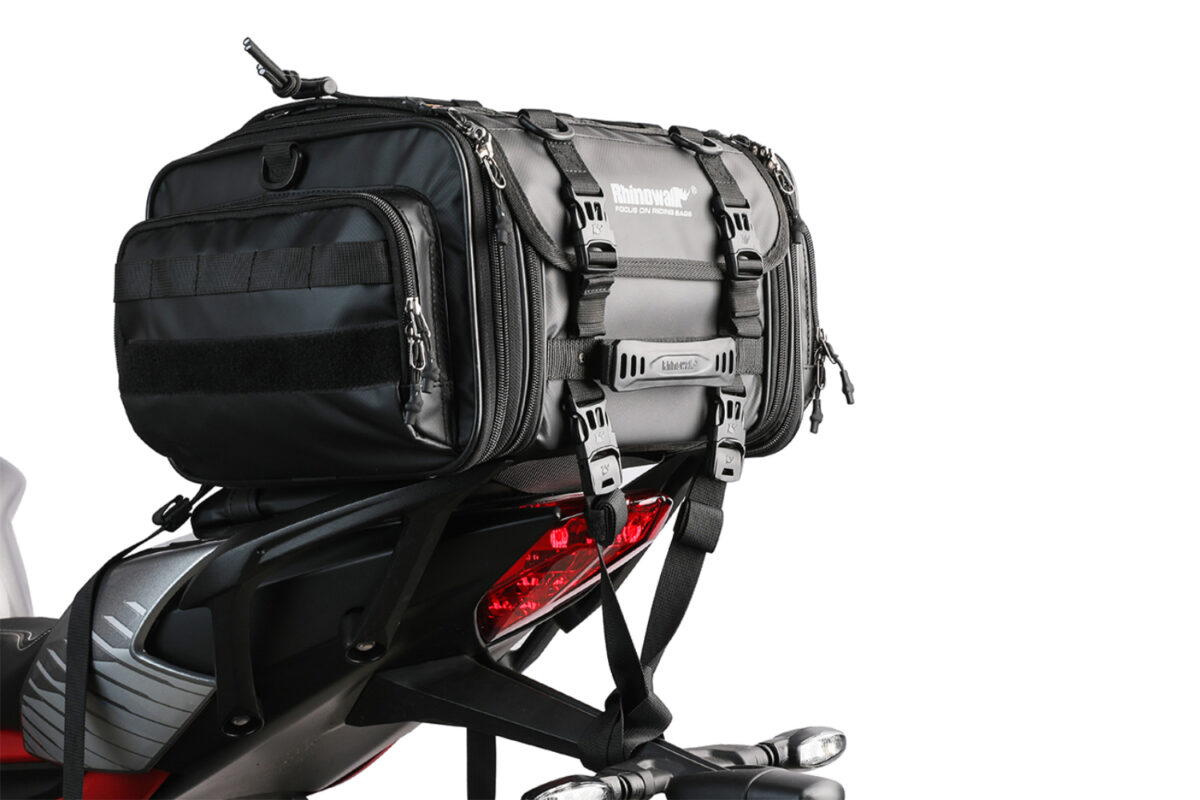 Expandable Motorcycle Tail Bag 19-26L » MotoVanguard